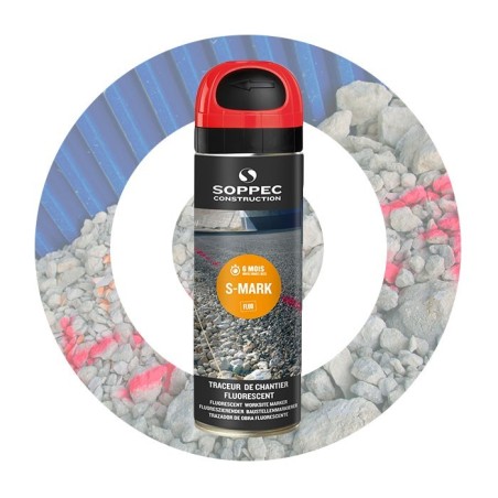 Fluorescent marking spray paint | S MARK SOPPEC - Technima Central