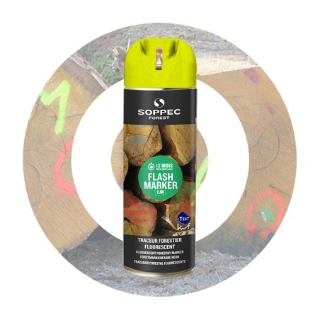 Fluoreszierende Sprühfarbe | FLASH MARKER SOPPEC - Technima Central